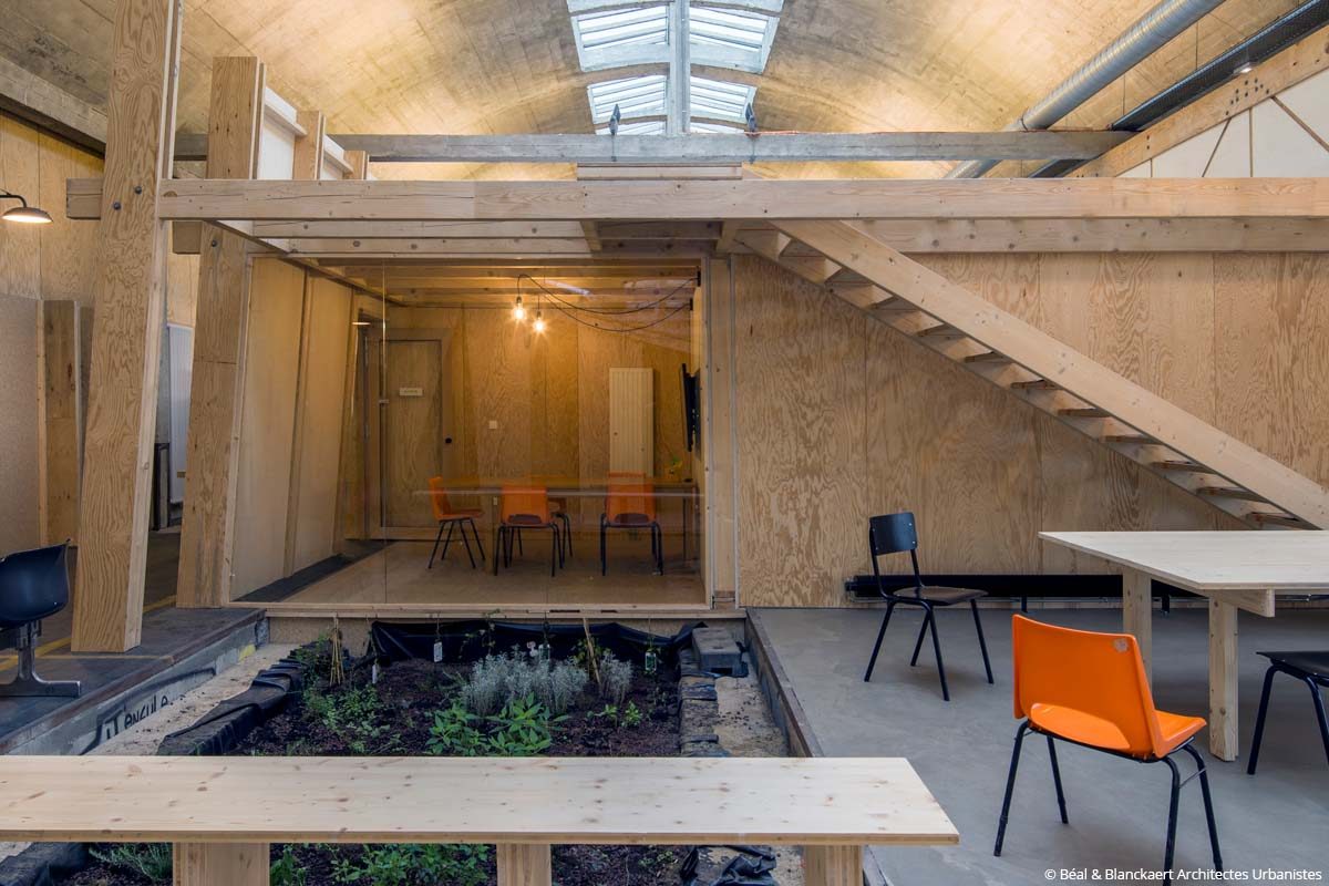 Bazaar St So : réhabilitation d'une halle ferroviaire - Bâtiment Biosourcé